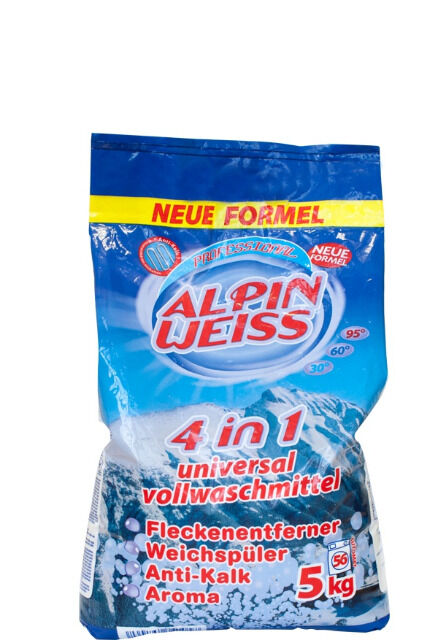 Waschmittel,Vollwaschmittel \"ALPINWEISS 4in1\" / 3 Kg , Washing Powder ...