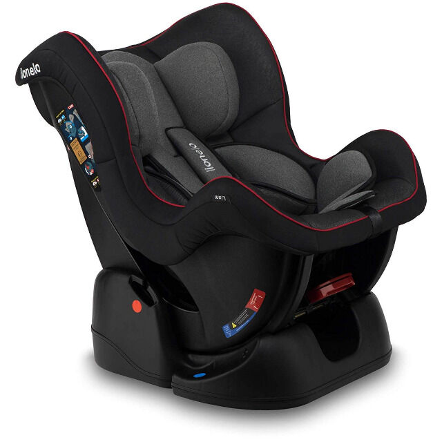 Lionelo Liam 2in1 Autokindersitz in schwarz Autositz Kindersitz ...
