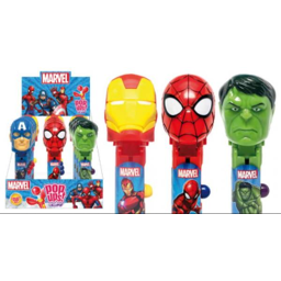 Marvel Mix Pop Ups Lollipops 4/s (Captain America, Iron Man, Spiderman ...