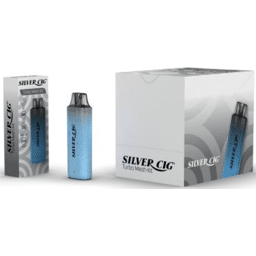 E-Zigarette Turbo Mesh Kit BLUE Silver Cig 400mAh 13W 2ml Liquid ...