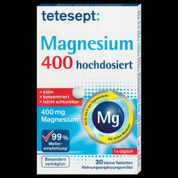 tetesept Magnesium 400 - 30 Tabletten (16184180) - Restposten.de